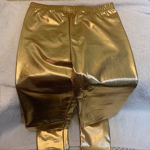 Soho Girls | Bottoms | Soho Girls Gold Leggings | Poshmark